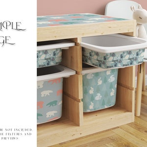 Trofast Storage Boxes Decals Template | Digital Trofast Tubs Decals ...