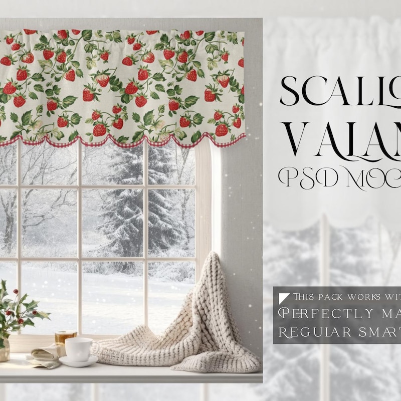 Scallop Valance - Etsy