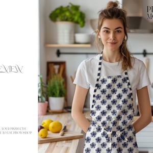 Kitchen Aprons Mockup | Digital Kitchen Apron | Kitchen Textile Apron ...