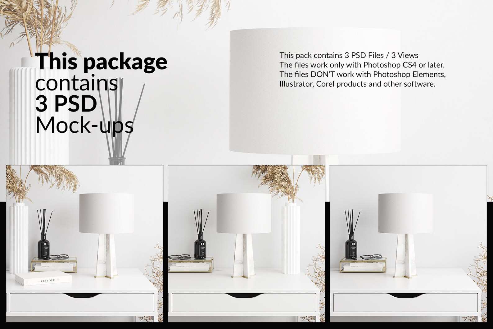 Lampshade Mockup | Digital Lampshade | Photoshop Lampshade | Lampshade ...