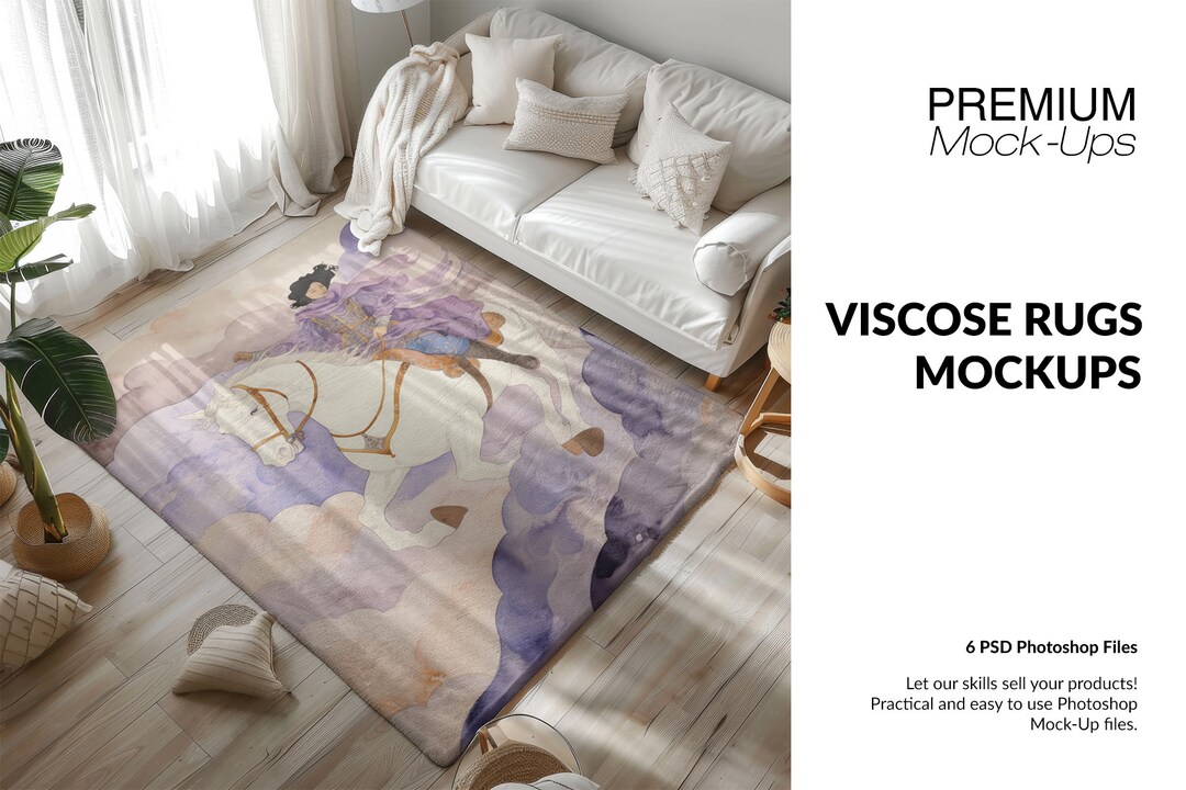 Rugs Mockup | Carpet Templates | Living Room Carpets | Rugs Photoshop ...