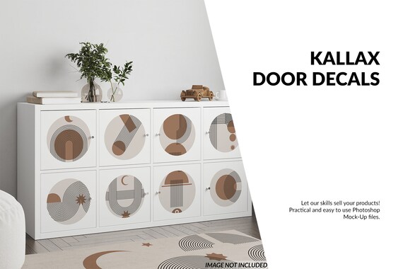 Kallax Decals Mockup Set Photoshop Kallax Shelving Unit - Etsy