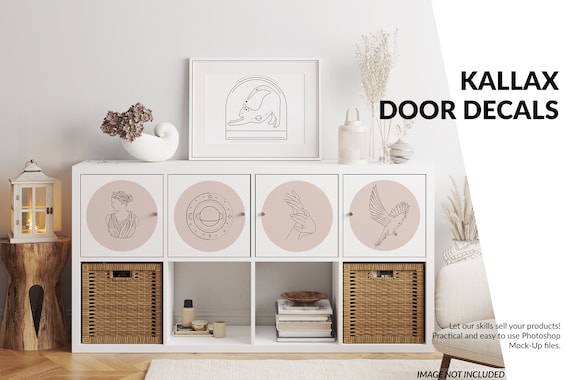 Kallax Decals Mockup Set Photoshop Kallax Shelving Unit - Etsy