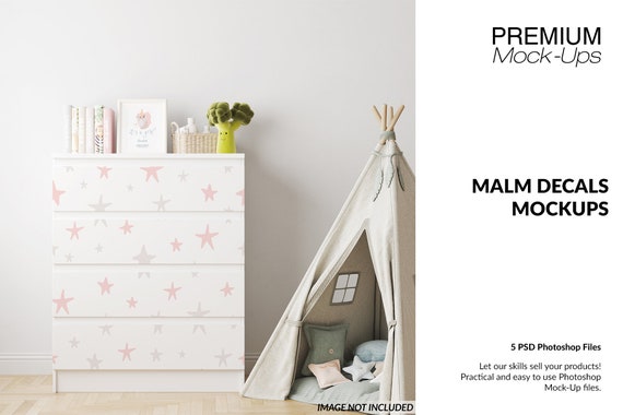 Nursery Malm Decals Template Digital Nursery Malm Decals - Etsy