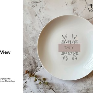 Plate Mockups | Ceramic Dish Mockup | Photoshop Porcelain Plate ...