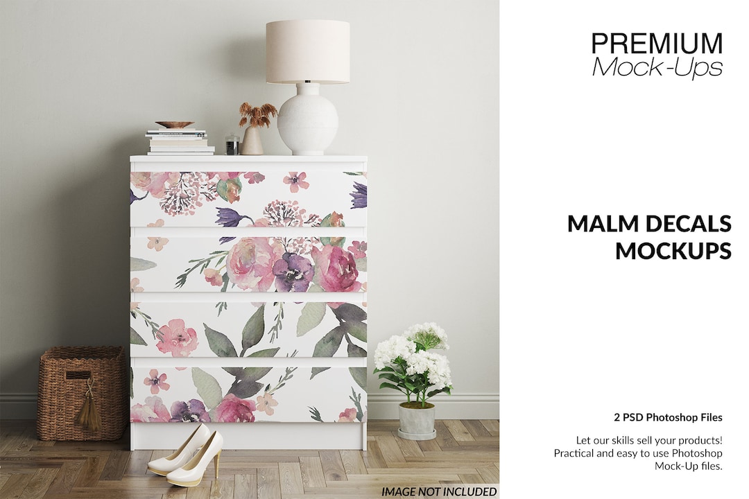 Malm Decals Template | Digital Malm Decals Template | Photoshop Malm ...