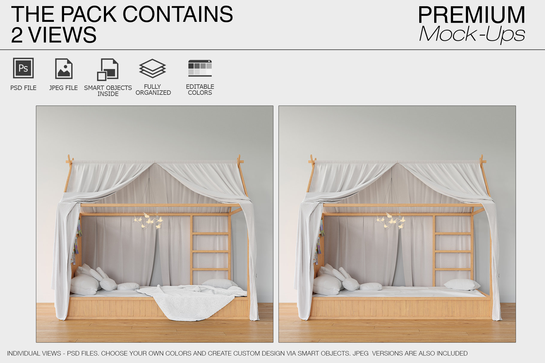 Niños Cama & Ropa de Cama Mockup Set / Photoshop Niños Ropa de | Etsy