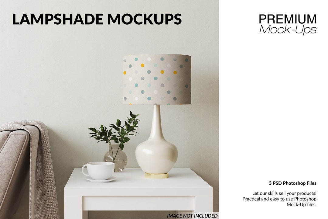 Lampshade Mockup | Digital Lampshade | Photoshop Lampshade | Lampshade ...