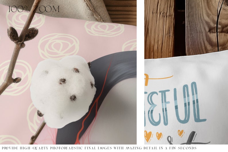 Digital Pillow Mockup | Photoshop Pillow Template | Cushions ...