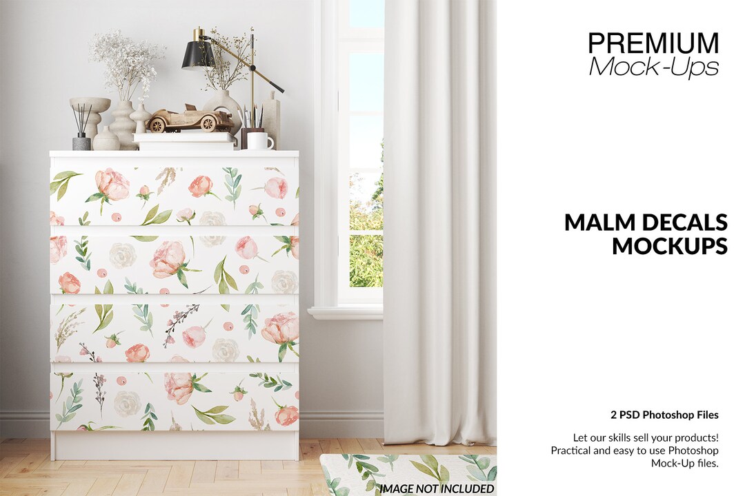 Malm Decals Template | Digital Malm Decals Template | Photoshop Malm ...