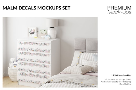 Nursery Malm Decals Template Digital Nursery Malm Decals - Etsy