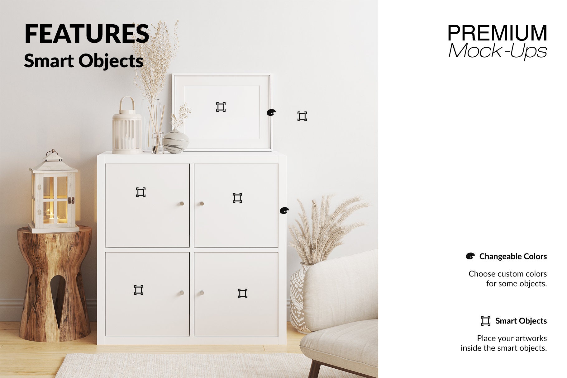 Kallax Decals Mockup Set Photoshop Kallax Shelving Unit - Etsy