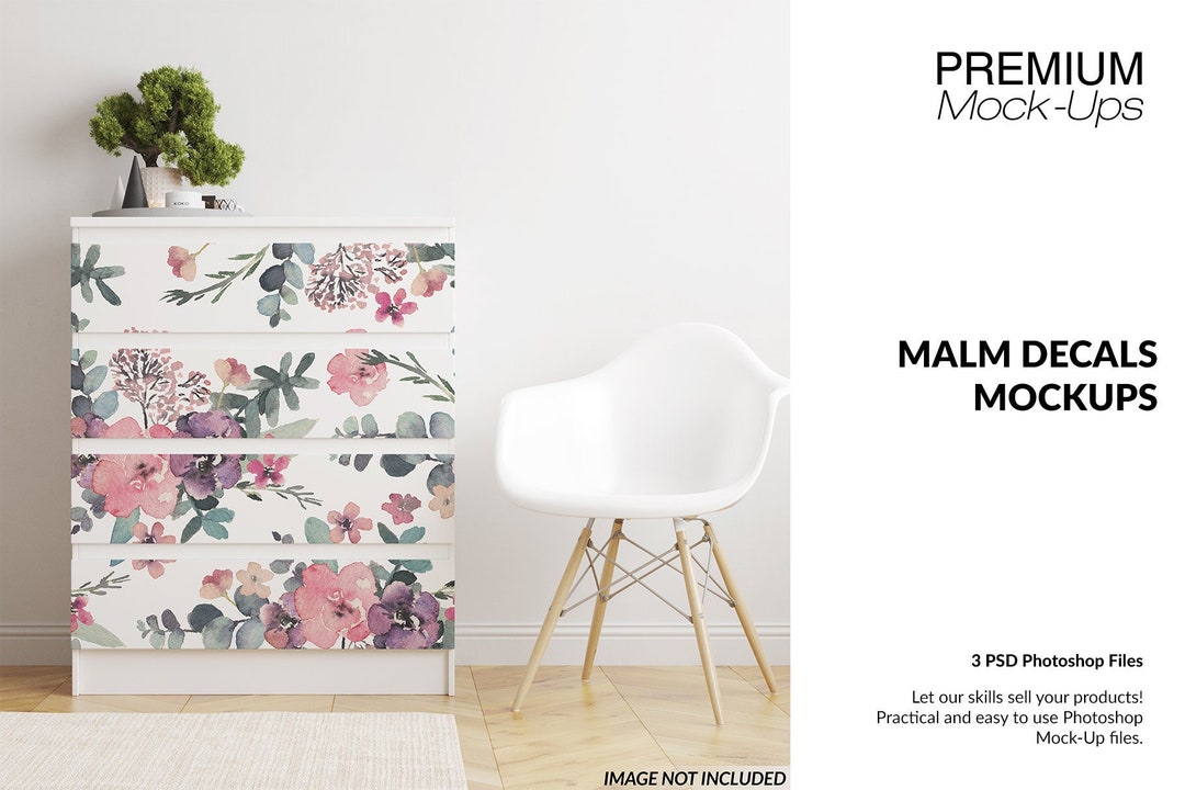 Malm Decals Template | Digital Malm Decals Template | Photoshop Malm ...