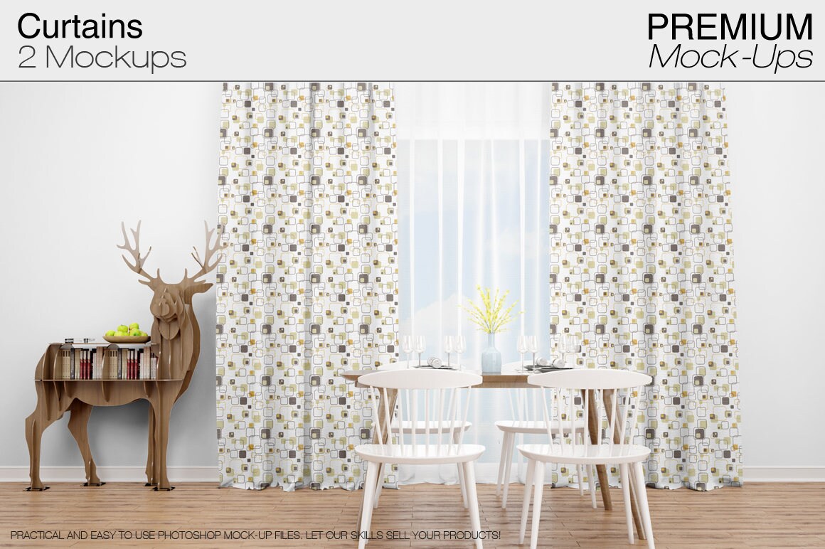 Curtains Curtains Mockup Photoshop Curtains Mockup Linen | Etsy