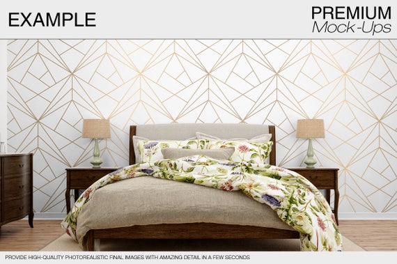 Wall Mockup Set Photoshop Wall Mockups Custom Walls Set - Etsy