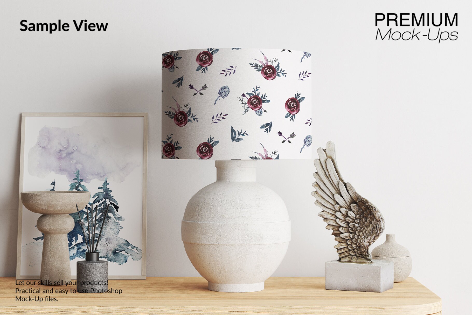 Lampshade Mockup | Digital Lampshade | Photoshop Lampshade | Lampshade ...