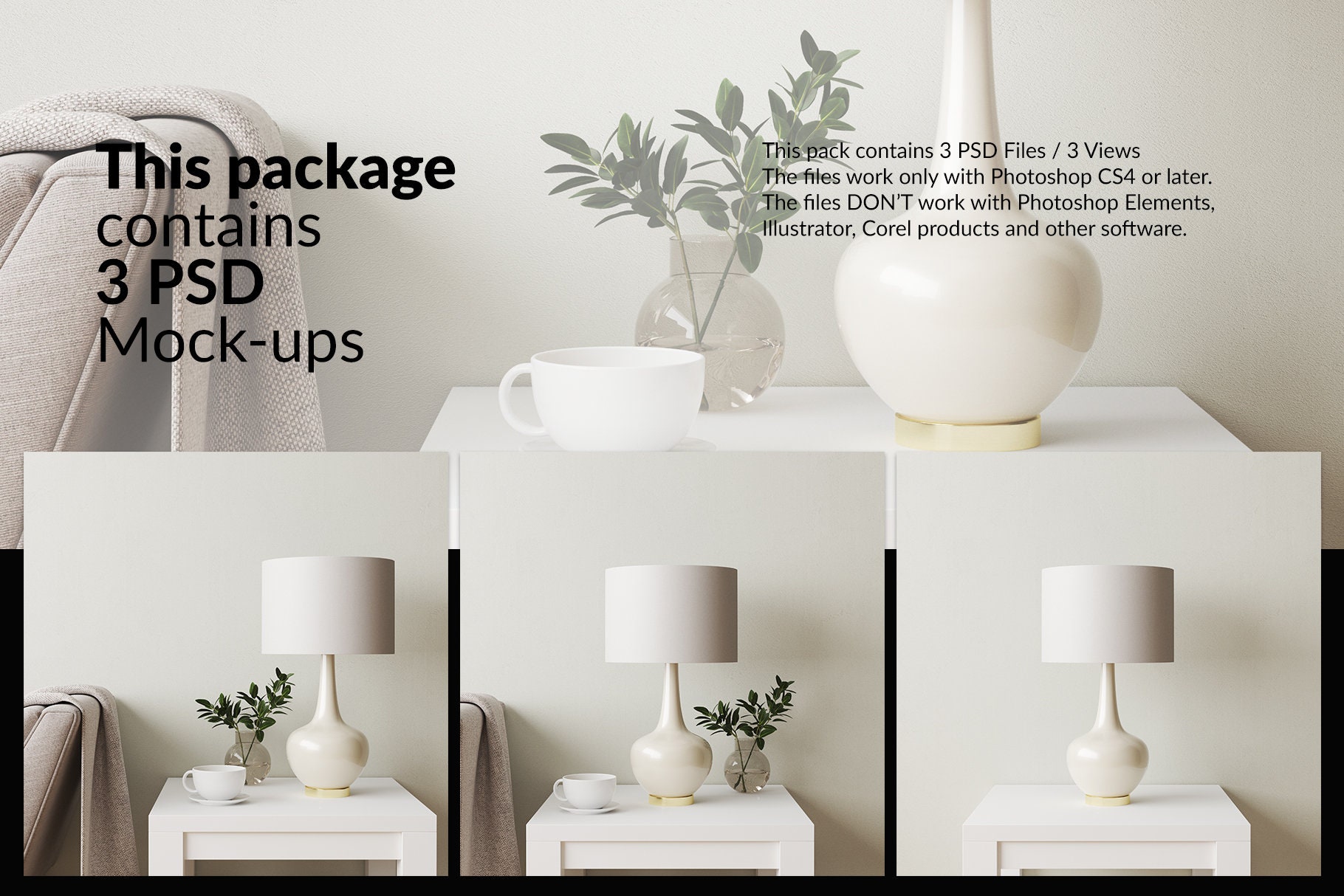 Lampshade Mockup | Digital Lampshade | Photoshop Lampshade | Lampshade ...
