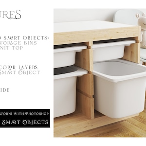 Trofast Storage Boxes Decals Template | Digital Trofast Tubs Decals ...