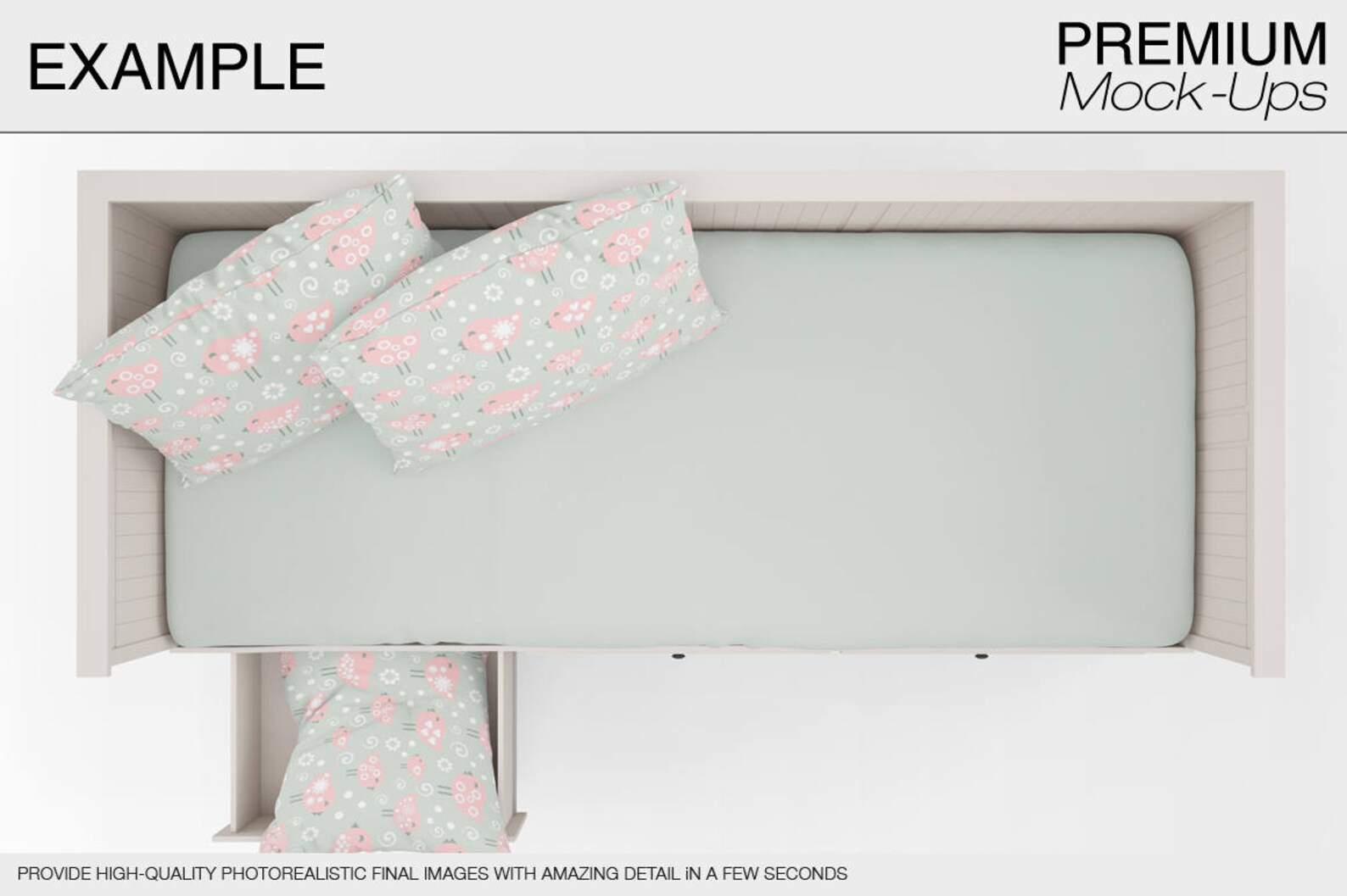 Bed With Drawers Mockup Set | Photoshop PSD (digital Download) - Etsy