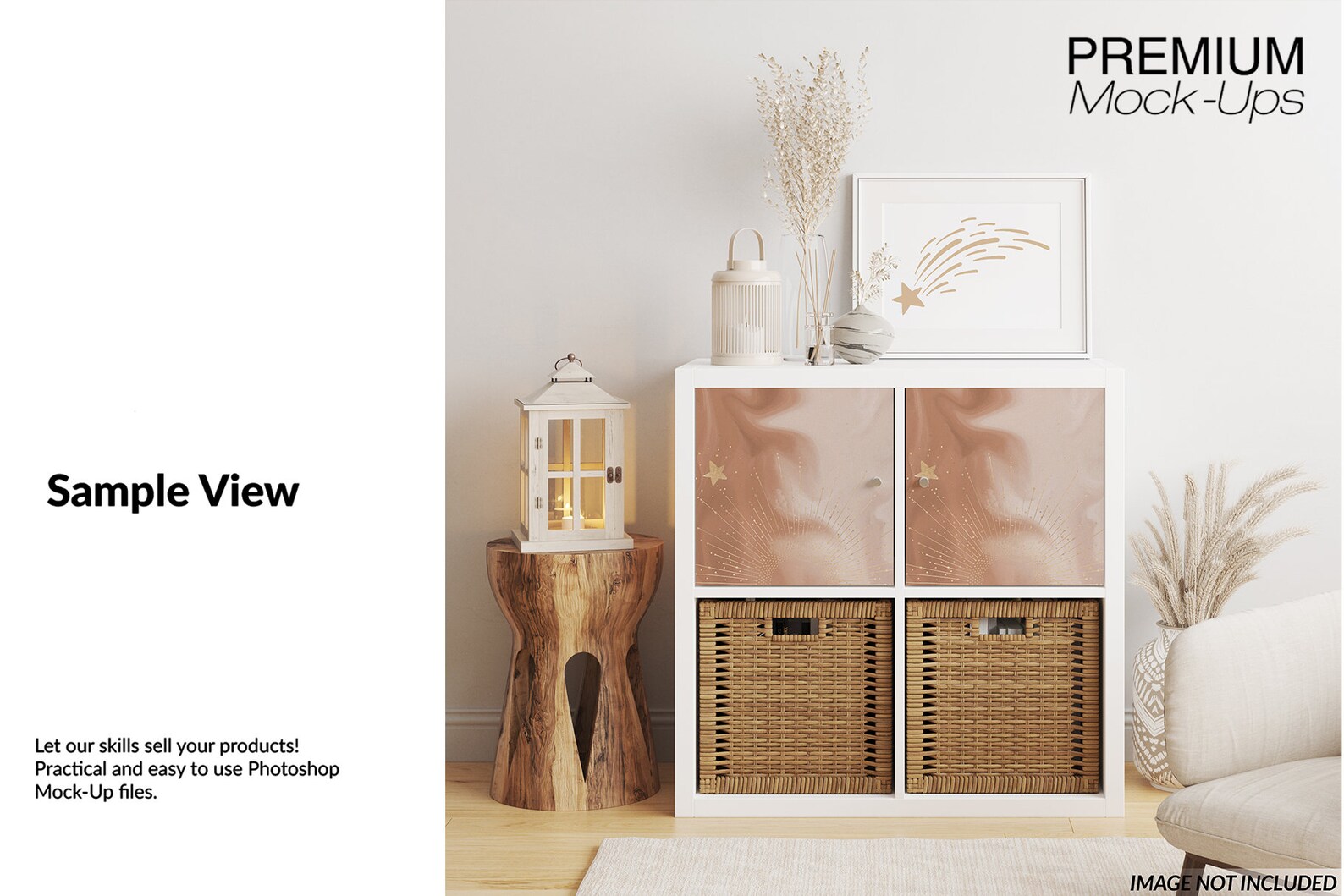 Kallax Decals Mockup Set Photoshop Kallax Shelving Unit - Etsy