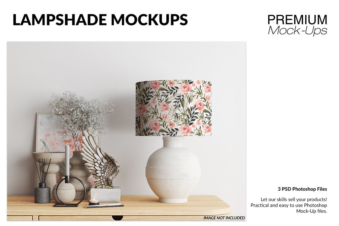 Lampshade Mockup | Digital Lampshade | Photoshop Lampshade | Lampshade ...