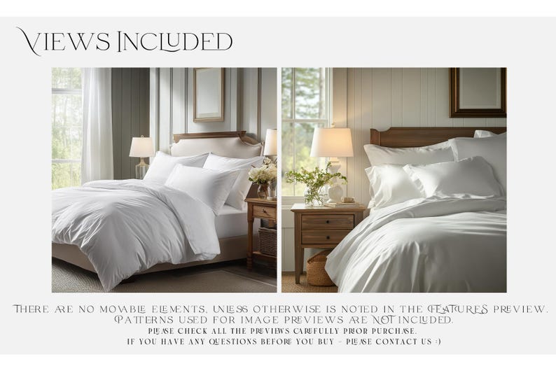 Bedding Mockups Set | Bedding Mockups | Photoshop Bedding | Bedding ...