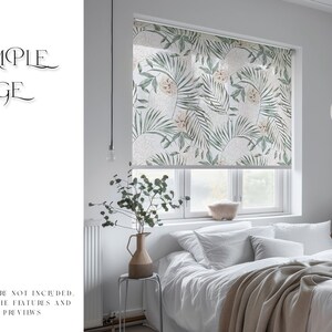 Bedroom Roll Blinds Mockup | Roll Blinds Template | Digital Roll Blinds ...