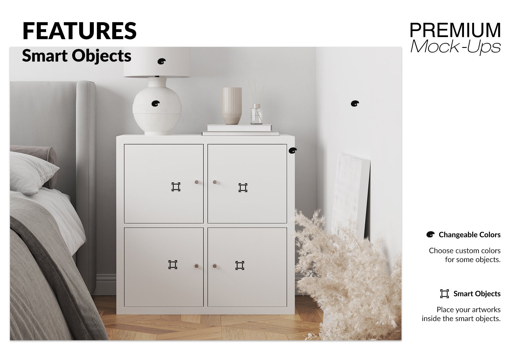 Kallax Decals Mockup Set Photoshop Kallax Shelving Unit - Etsy