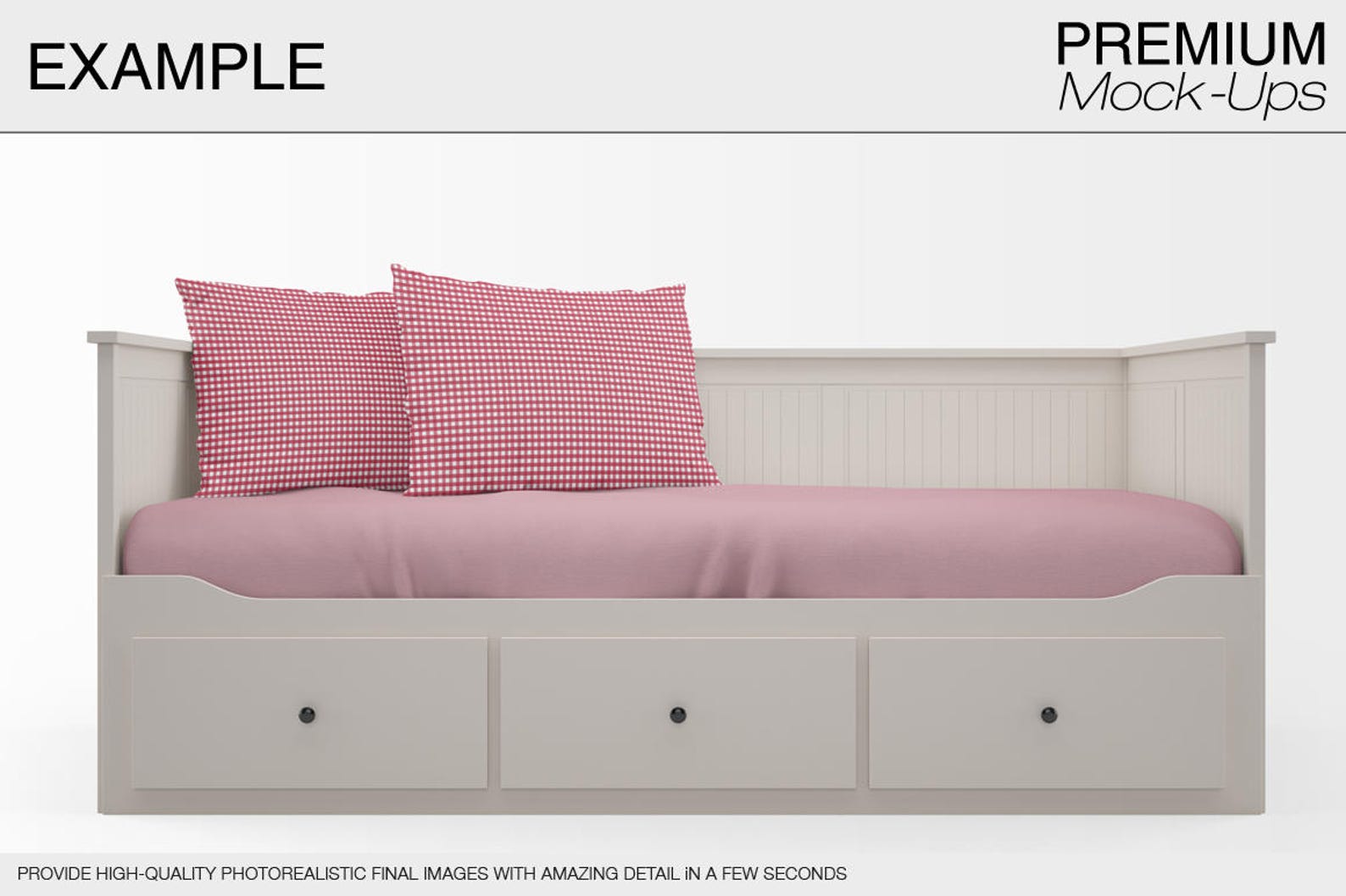Bed With Drawers Mockup Set | Photoshop PSD (digital Download) - Etsy