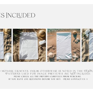 Beach Towel Beach Towel Mockup Photoshop Beach Towel Digital Beach ...