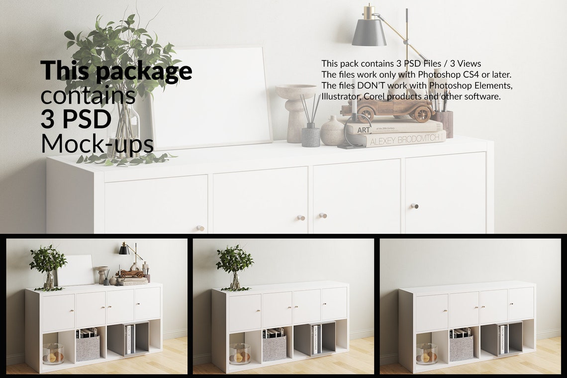 Kallax Decals Mockup Set Photoshop Kallax Shelving Unit - Etsy