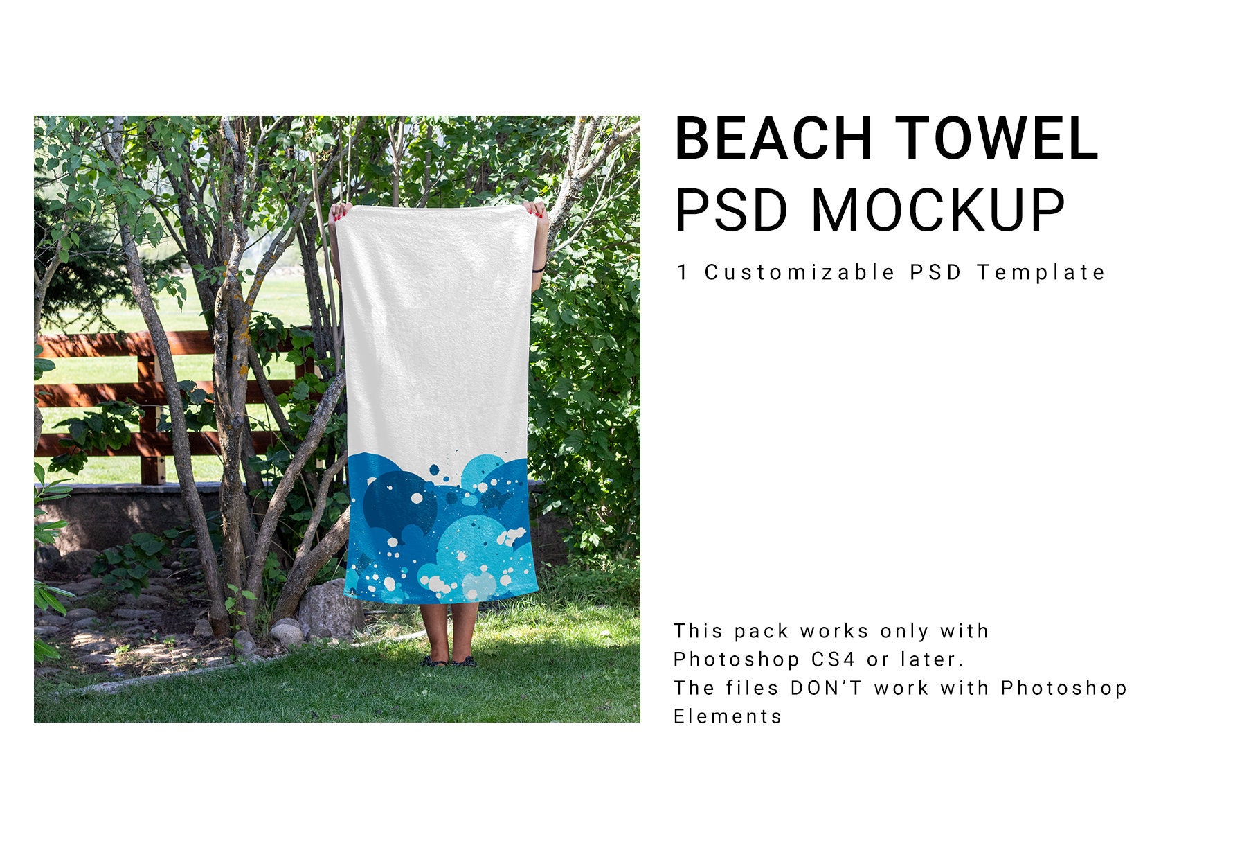 Beach Towel Template