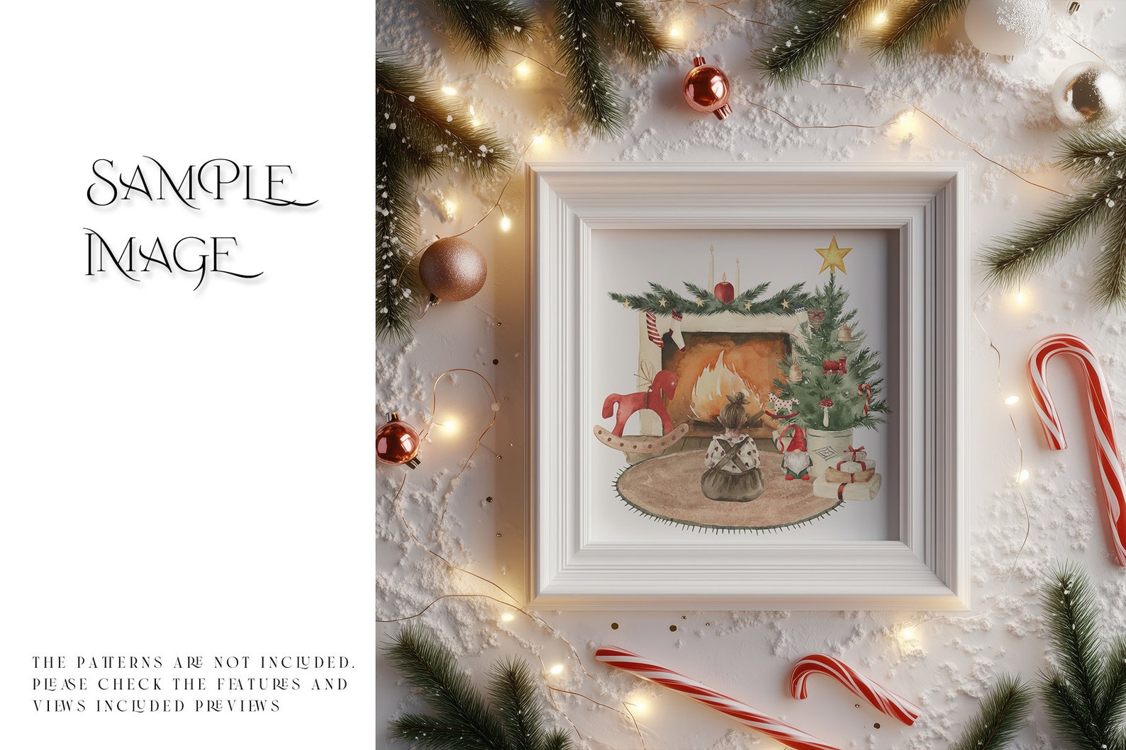 Christmas Frames Mockup Bundle | Digital Christmas Frames Mockup ...