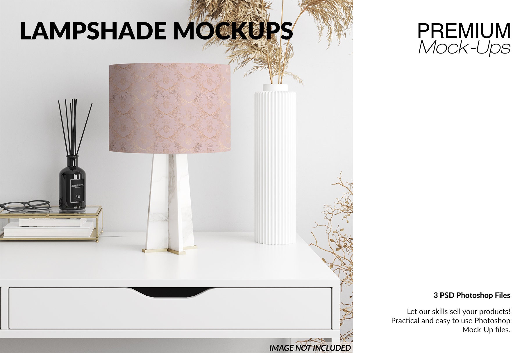 Lampshade Mockup | Digital Lampshade | Photoshop Lampshade | Lampshade ...