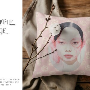 Digital Pillow Mockup | Photoshop Pillow Template | Cushions ...