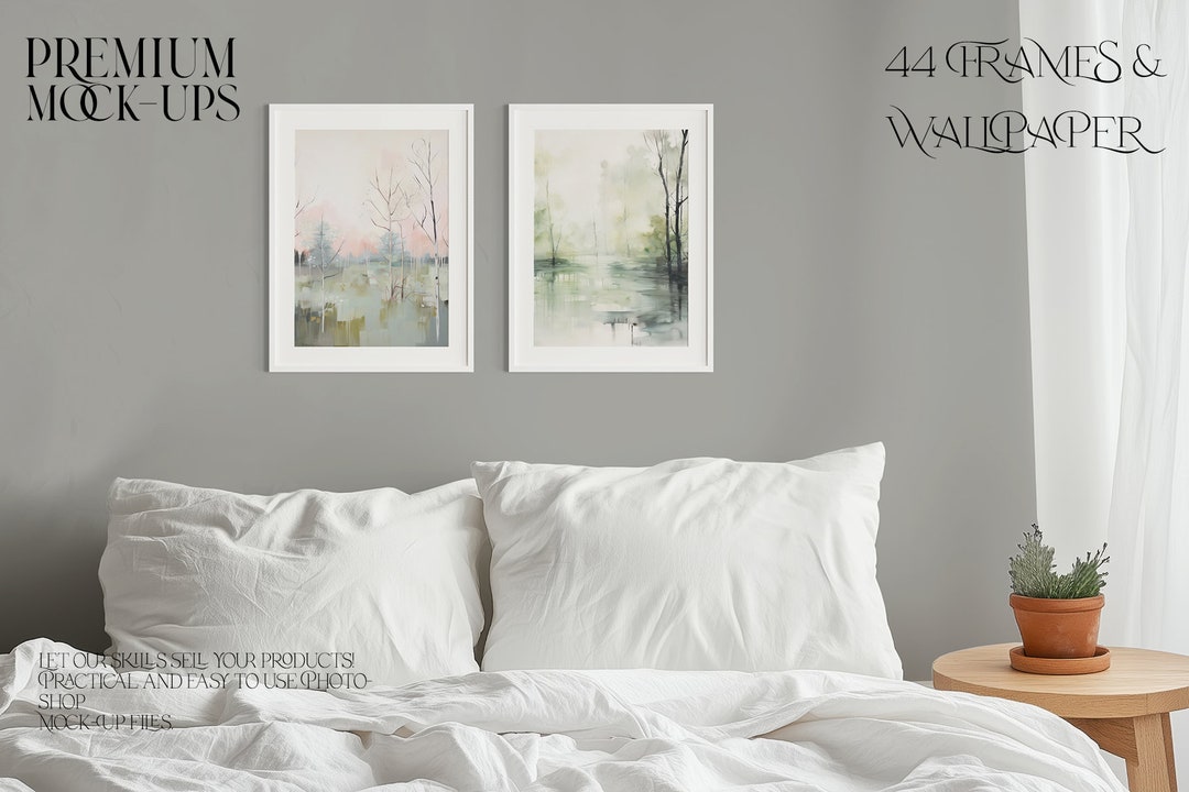 Boho 44 Frames Mockups | Digital Frames | Photoshop Frames | 44 ...