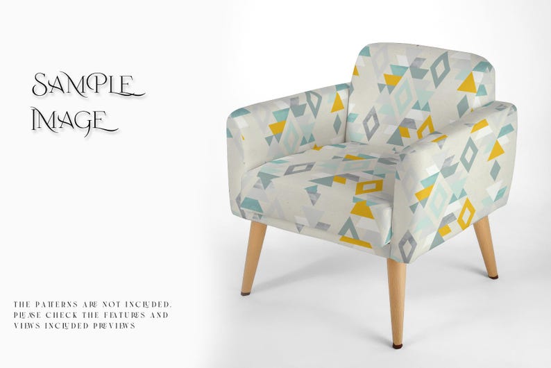 Armchair Upholstery Digital Template | Digital Armchair Textile ...