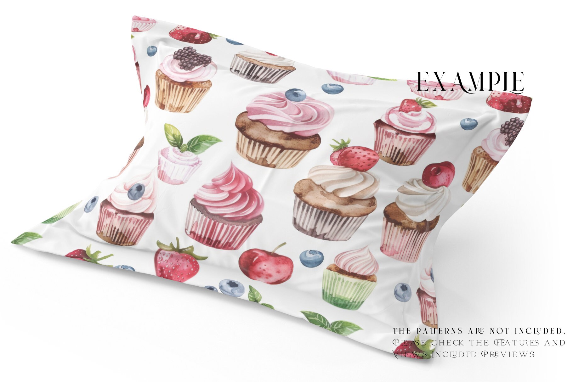 Bedding Pillow Mockup Set | Photoshop Pillow Sham Mockups | Custom ...