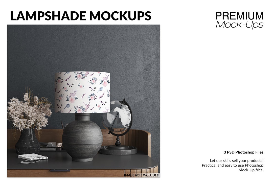 Lampshade Mockup | Digital Lampshade | Photoshop Lampshade | Lampshade ...
