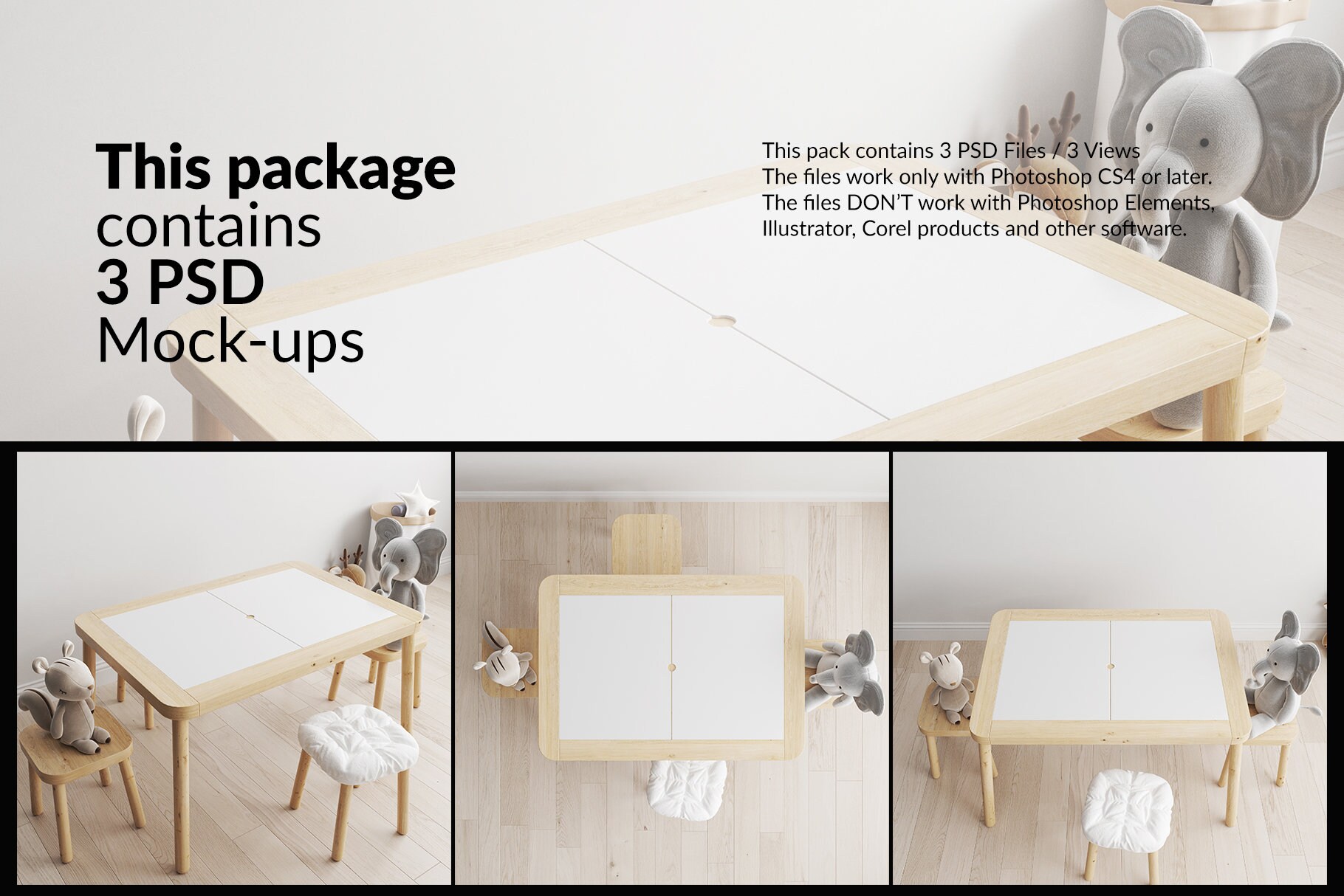 Flisat Kids Table Decals Template Digital Flisat Table - Etsy