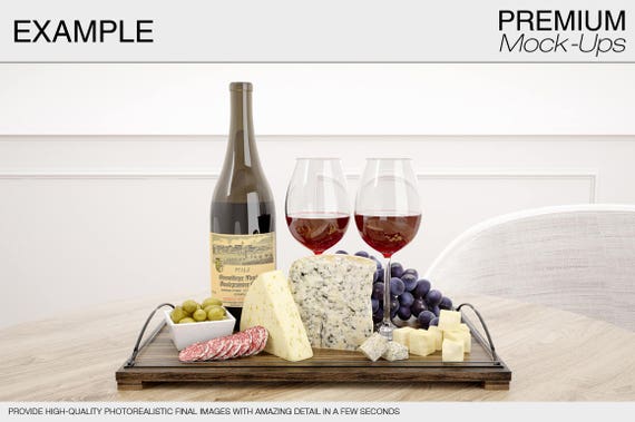 Wine Mockup Set Photoshop Wine Mockups Custom Wine and | Etsy