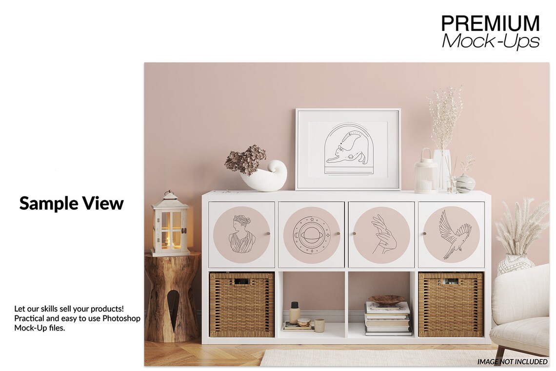 Kallax Decals Mockup Set Photoshop Kallax Shelving Unit - Etsy