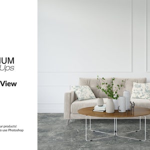 Floor Mockup | Floor in Living Room | Floor Branding Mockup | Floor ...