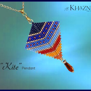 KITE - Earring, Purse Charm, Pendant, Car Mirror Charm Pattern - Etsy