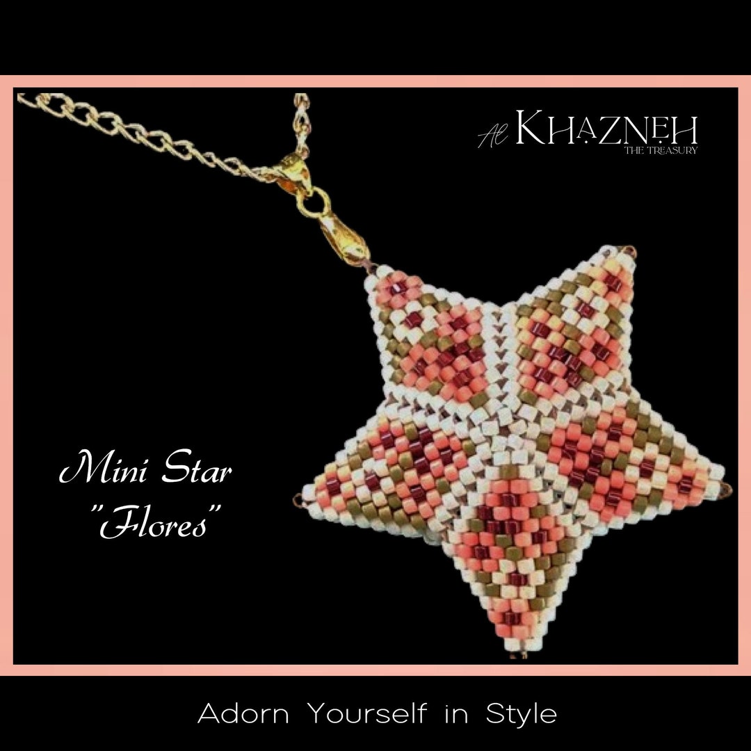 Mini 3-D Star "flores" - Etsy