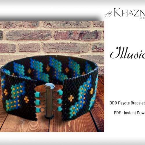 Whale Peyote Bracelet Pattern Ocean Wave Beaded Pattern - Etsy