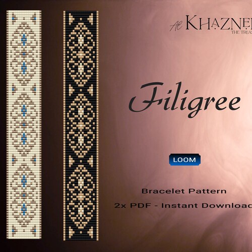 Wolf Eyes Pattern Loom Beading Bracelet Cuff Bead Pattern - Etsy