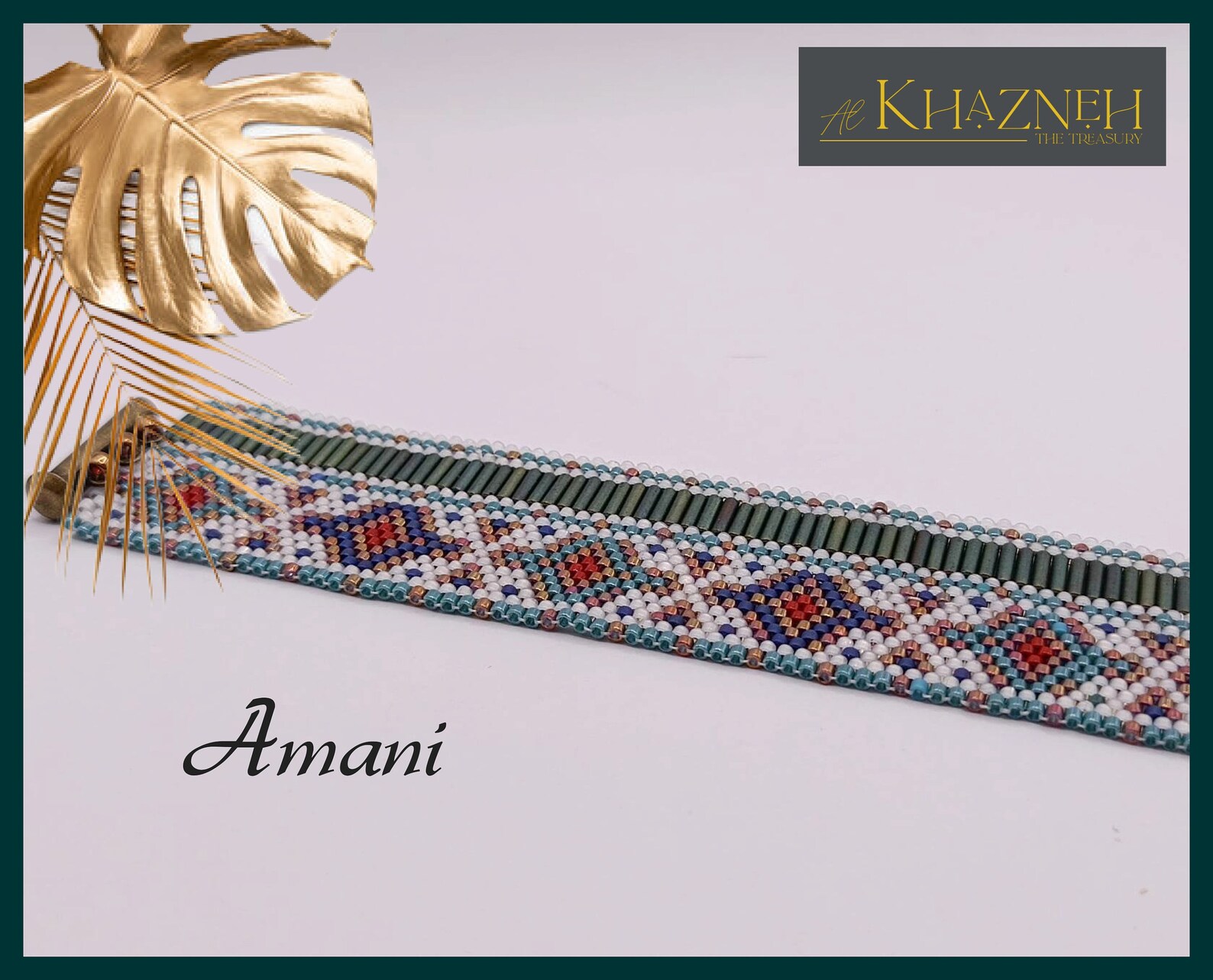 Even-peyote Bracelet Pattern With Bugles amani - Etsy