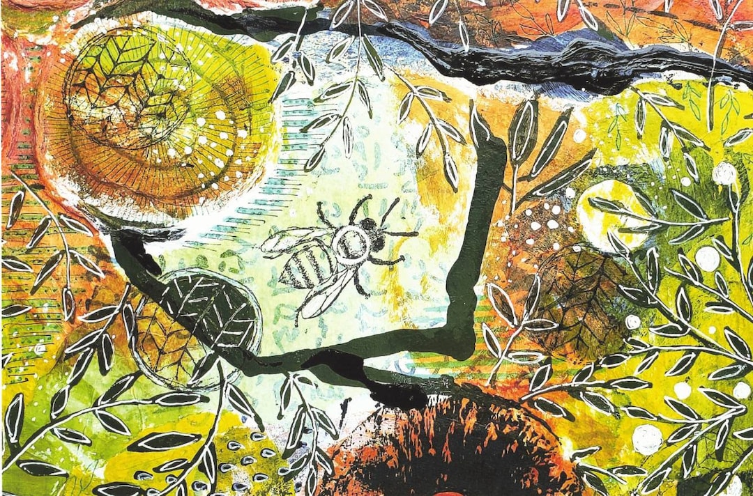 Bee Hive Print From Original - Etsy