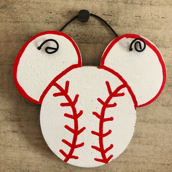 Mickey Baseball Birthday Invitations - Etsy